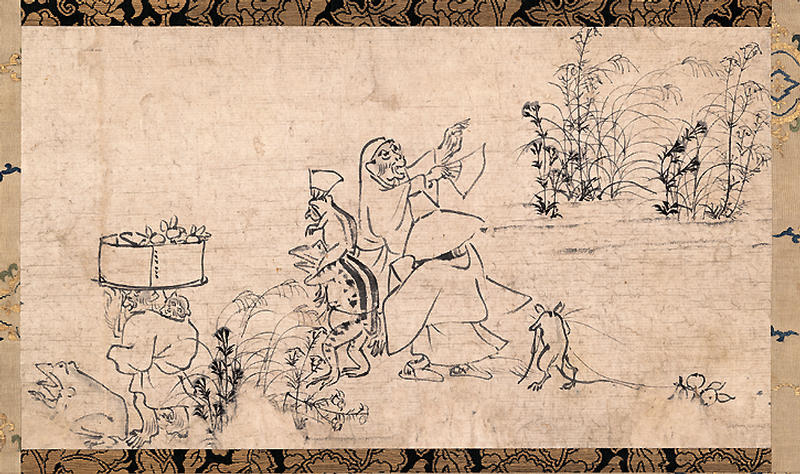 Japanese Handscrolls: Japanese Painting technique - Yamato-e