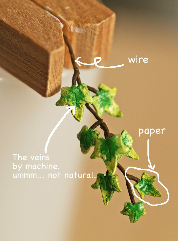 My world on the table: Ivy (handmade & ready made)