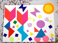 PREESCOLAR MODERNO: Composición con figuras geométricas