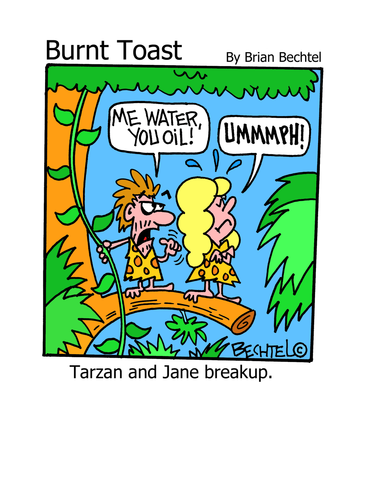 Burnt Toast: Burnt Toast cartoon panel by Brian Bechtel Seattle Cartoonist!