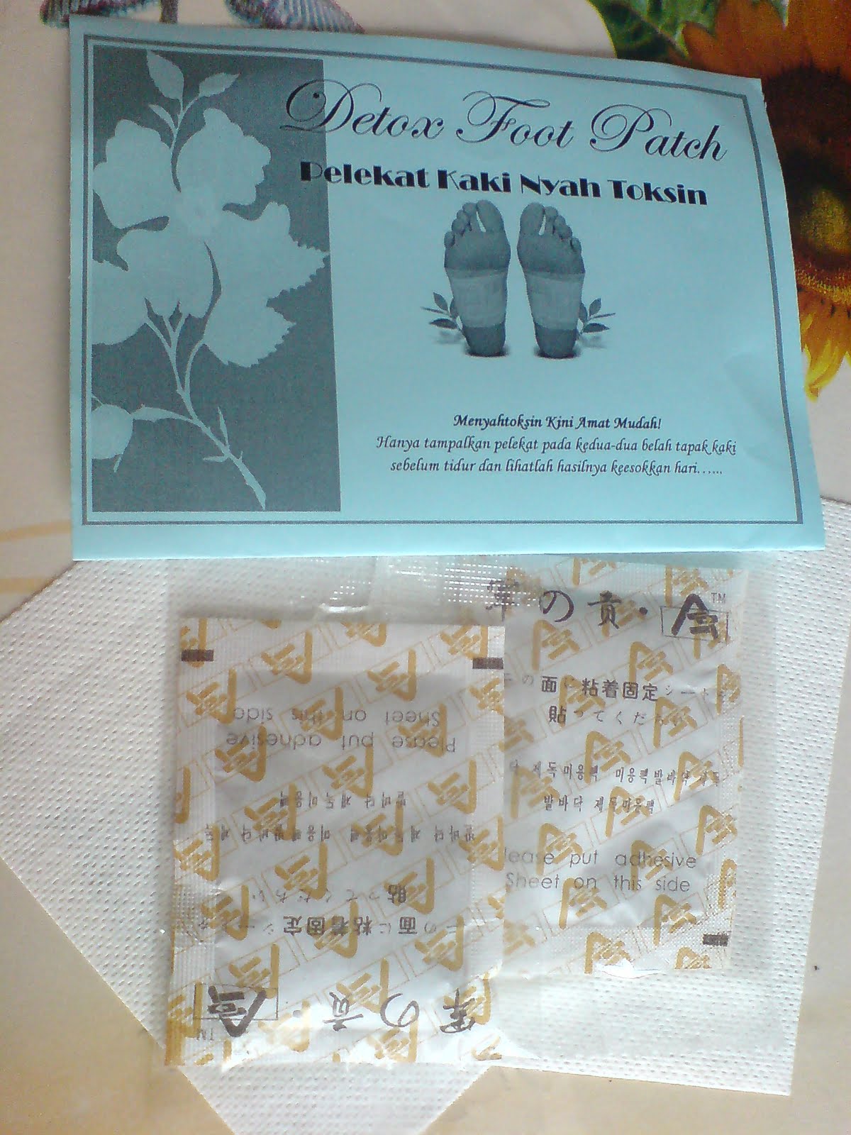 REBAH BANGKIT ENTERPRISE: Detox Foot Patch Original JUN GONG