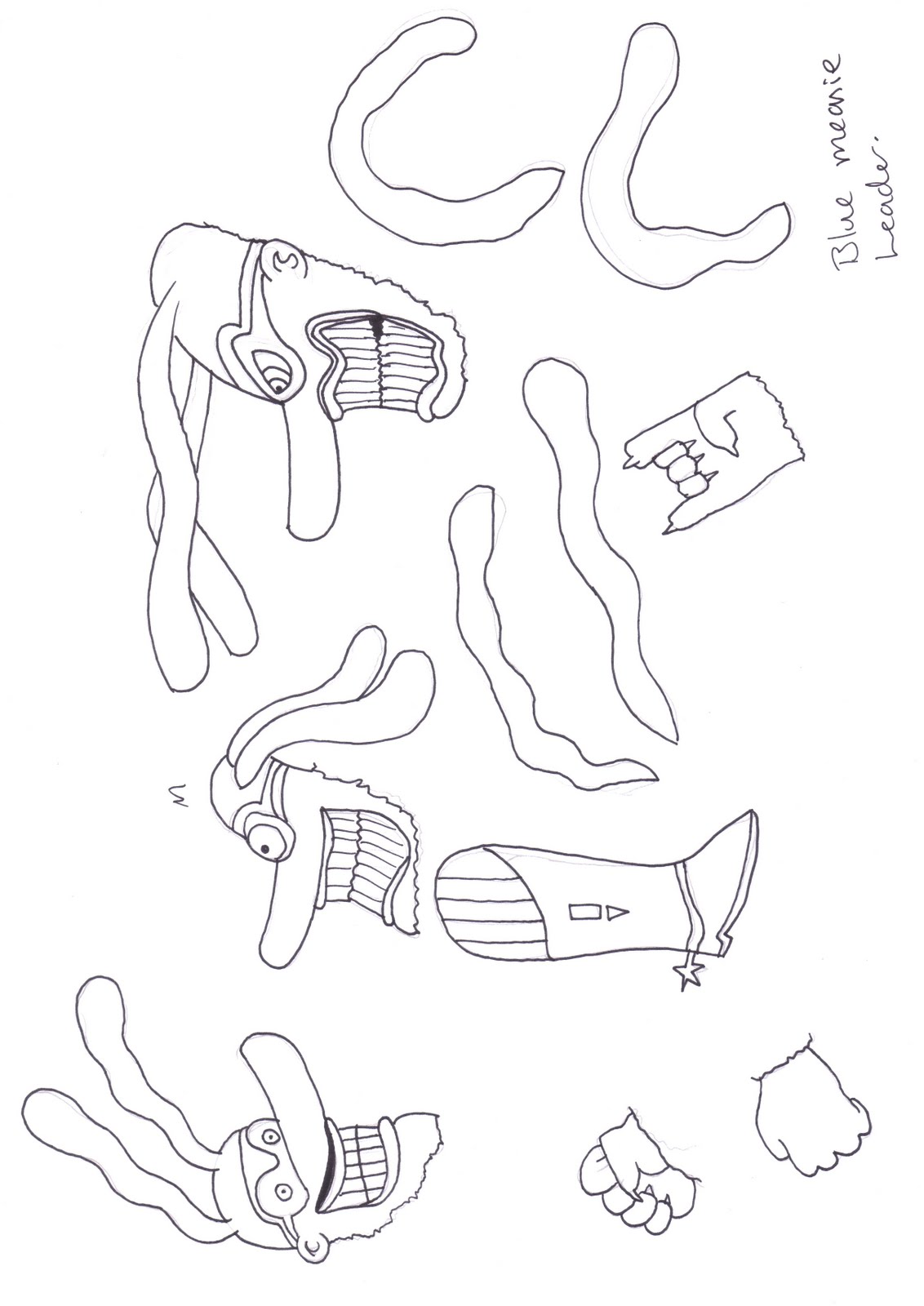 Beatles Website: Blue meanie's