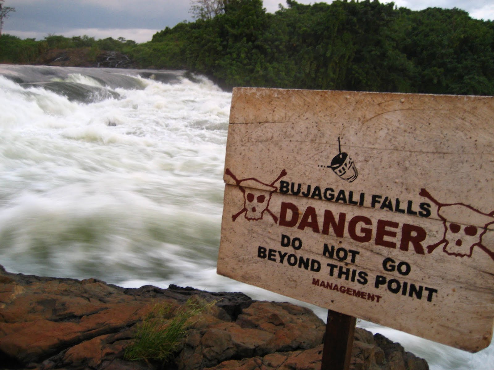 This American Tourist: Sunset at Bujagali Falls