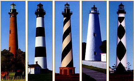 Lighthouses Of Outer Banks Nc Map - United States Map