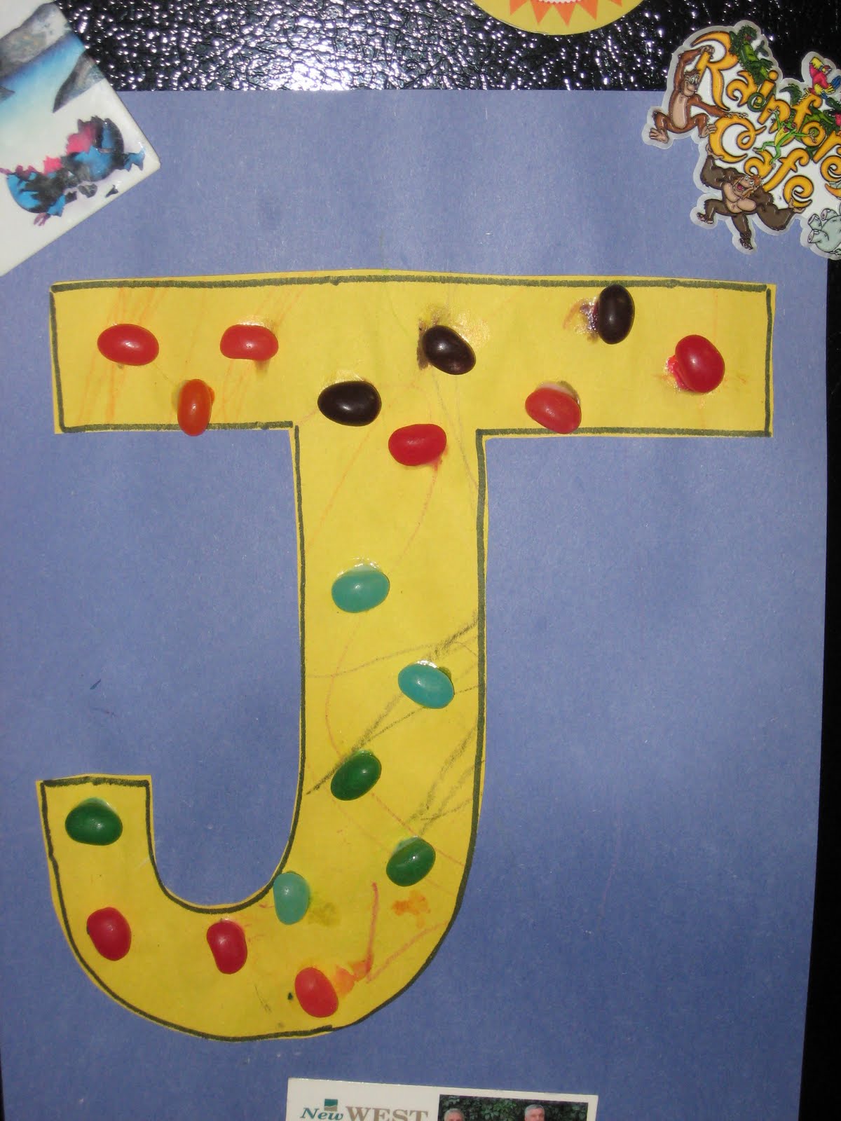 Munchkin at Home: Letter J for Jellybeans