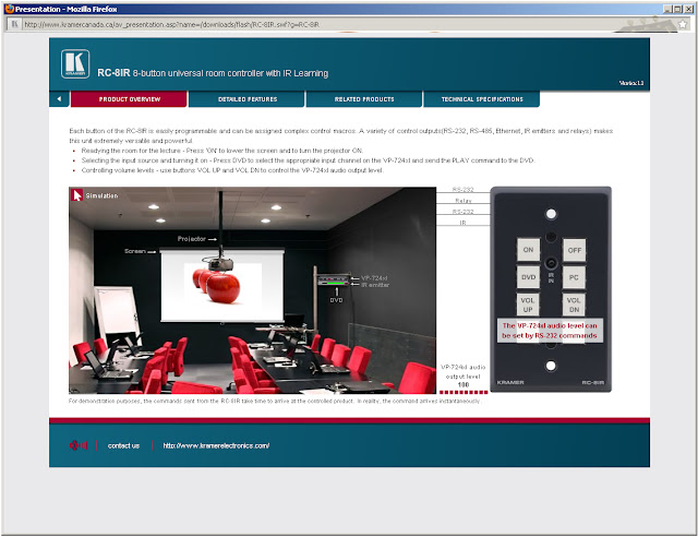 Grant's Audiovisual Perspective: Kramer RC-8iR Audio Visual (AV) System ...