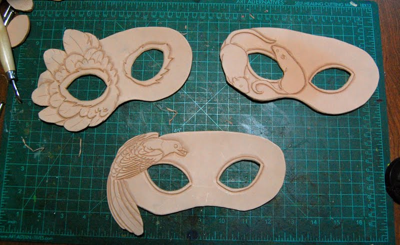 Featherseeds: Simple Eye Masks - Progress