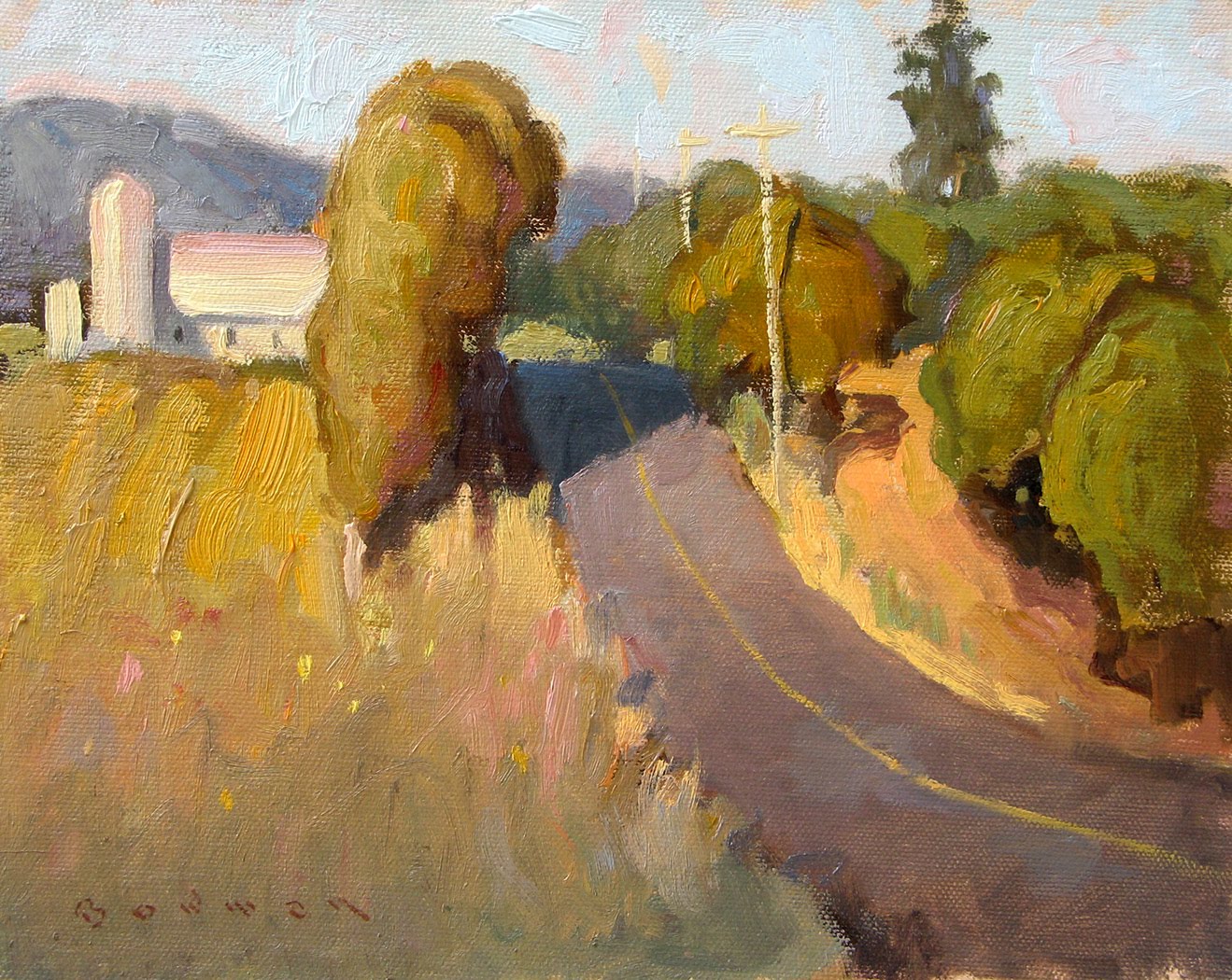 ERIC BOWMAN: Recent plein air work...