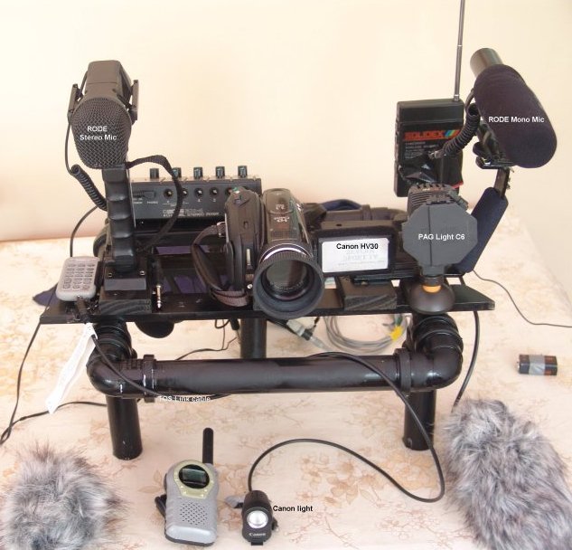 The Frugal Filmmaker: Bob's FF Camera Stabilizer Rig