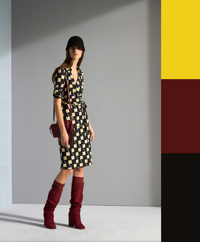 The Modern Sophisticate: Color Inspiration: DVF Pre-Fall 2011