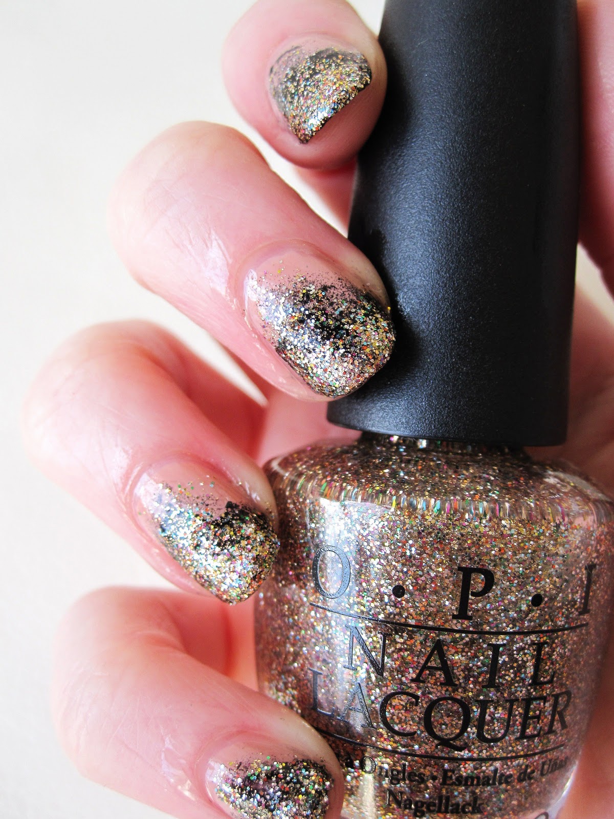 Stippled Glitter Tips Nail Tutorial | Makeup Savvy - makeup and beauty blog