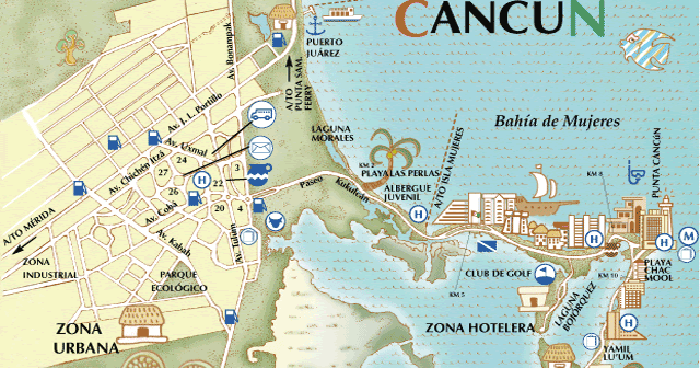 DESTINOS DE PLAYA: Cancun, Mexico.