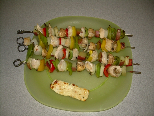 The Crooks in the Lot: Recipe: Mediterranean Kabobs