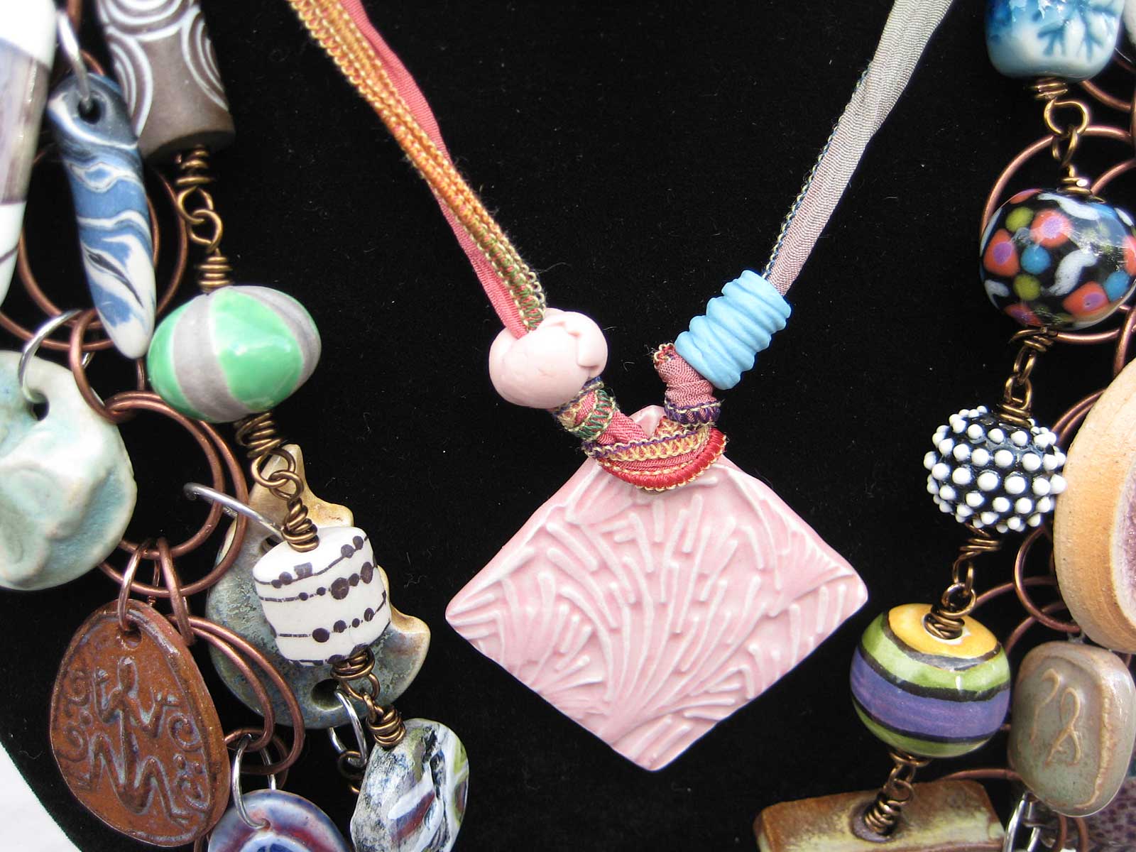 MaryHardingJewelry Bead Blog: Art Bead Scene Carnival Bloggers Statement Necklace