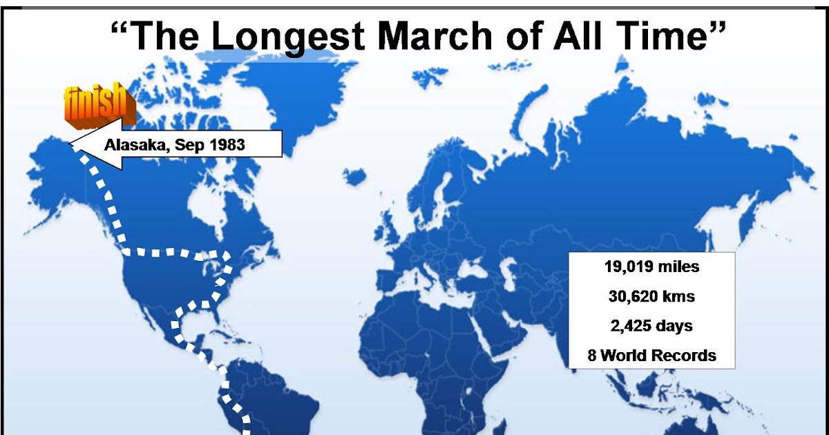 George Meegan: "The Longest March of All Time"