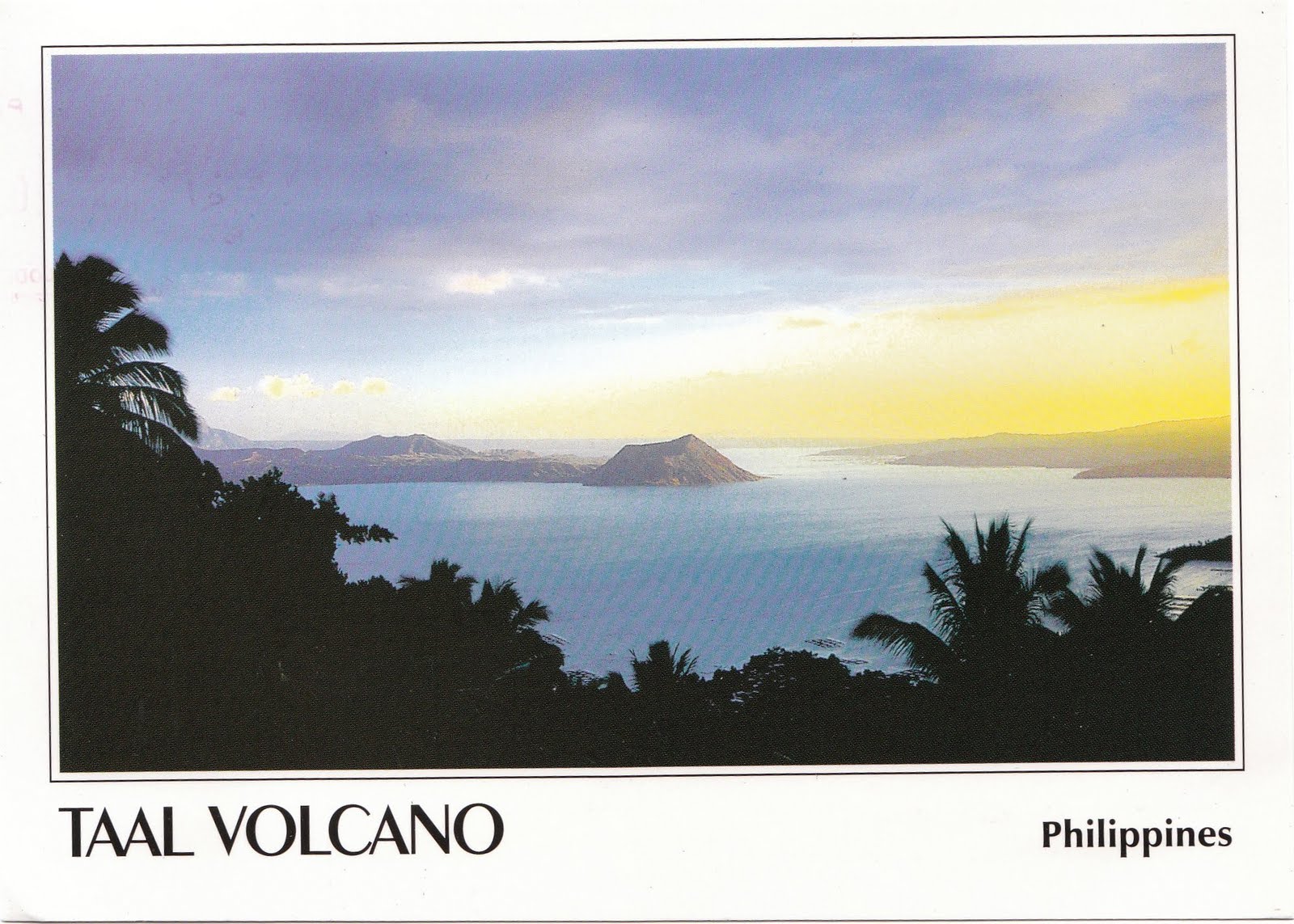 World Of Postcards: Taal volcano