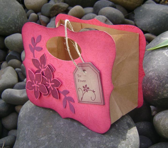 Julia's Cards: paper bag purse