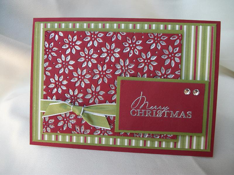 Julia's Cards: double embossing