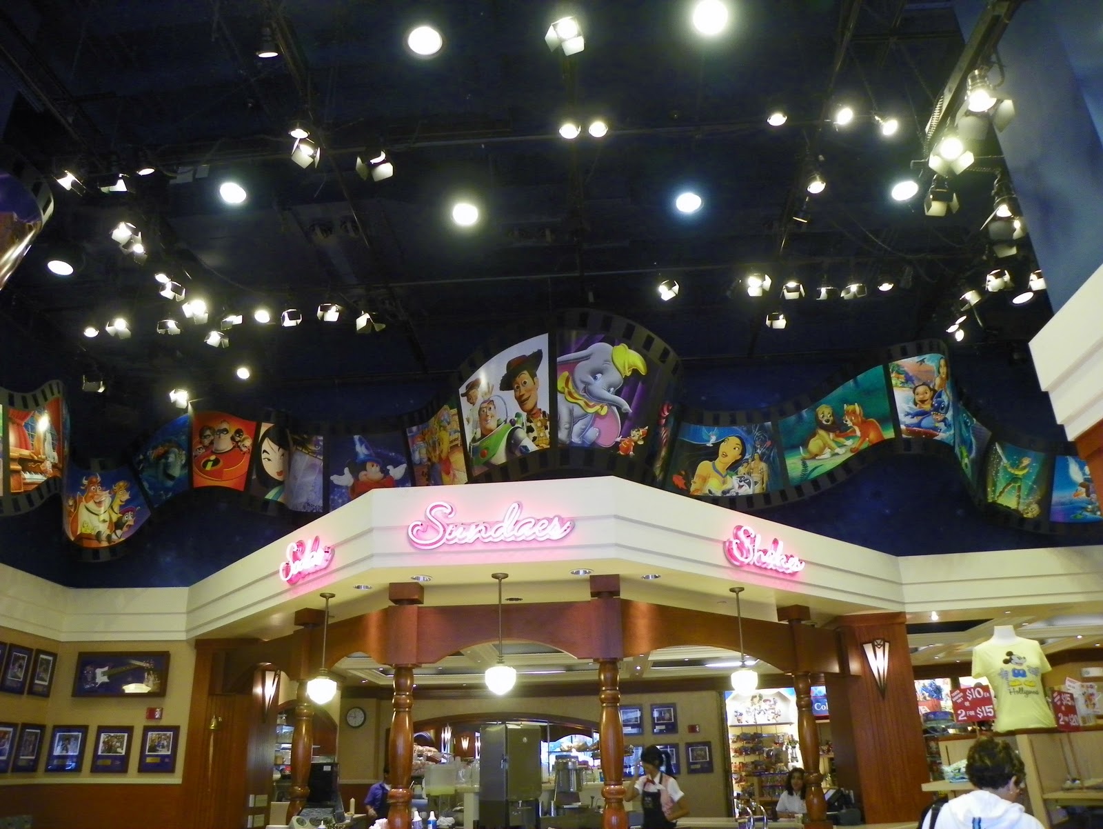 Pixie Pranks and Disney Fun: Disney Soda Fountain and Studio Store