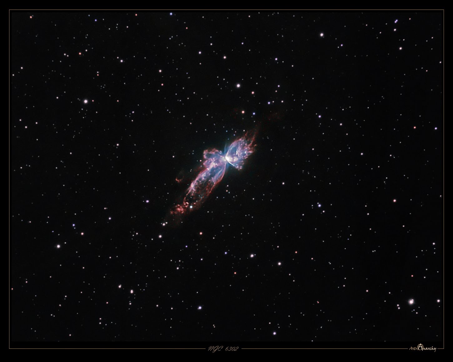 Astro Anarchy: The "Bug Nebula", NGC6302 as an animation