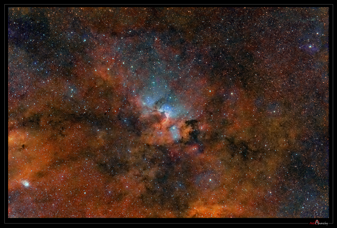 Astro Anarchy: Sh2-155, the "Cave Nebula", reprocessed