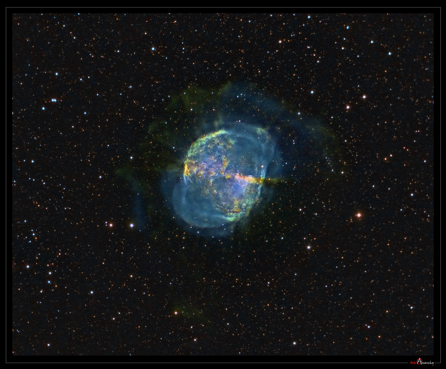 Astro Anarchy: M27, the "Dumbbell Nebula", reprocessed