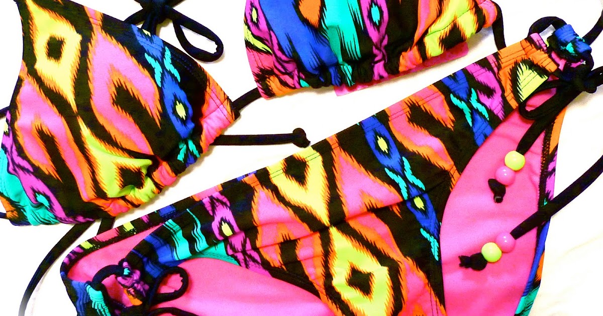 winnietsuii: Neon Bikinis On Top! + FOTD