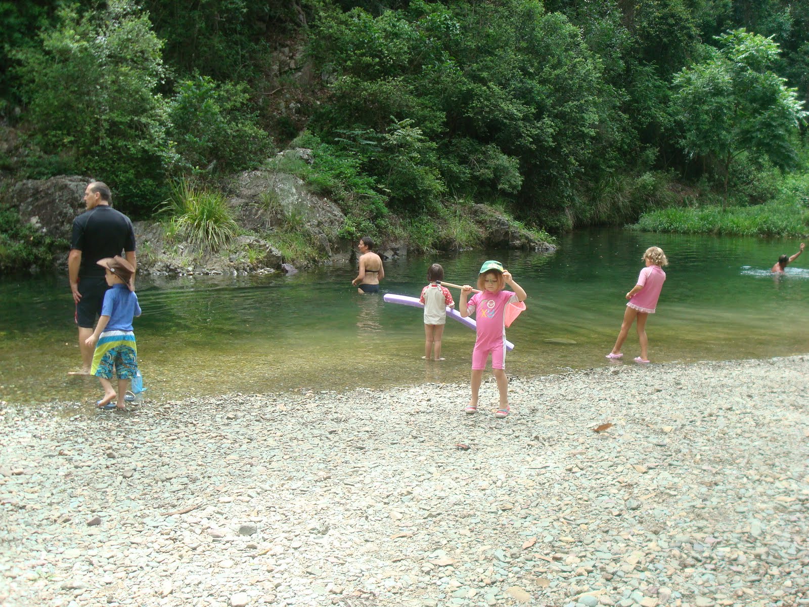 The Green Family: March - Camping at Bulumba Creek