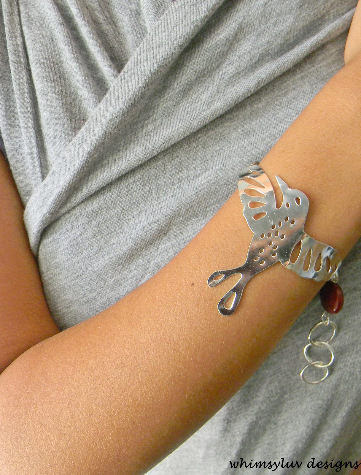 evelyse swagerty.: bird cuff bracelet, whimsy luv designs