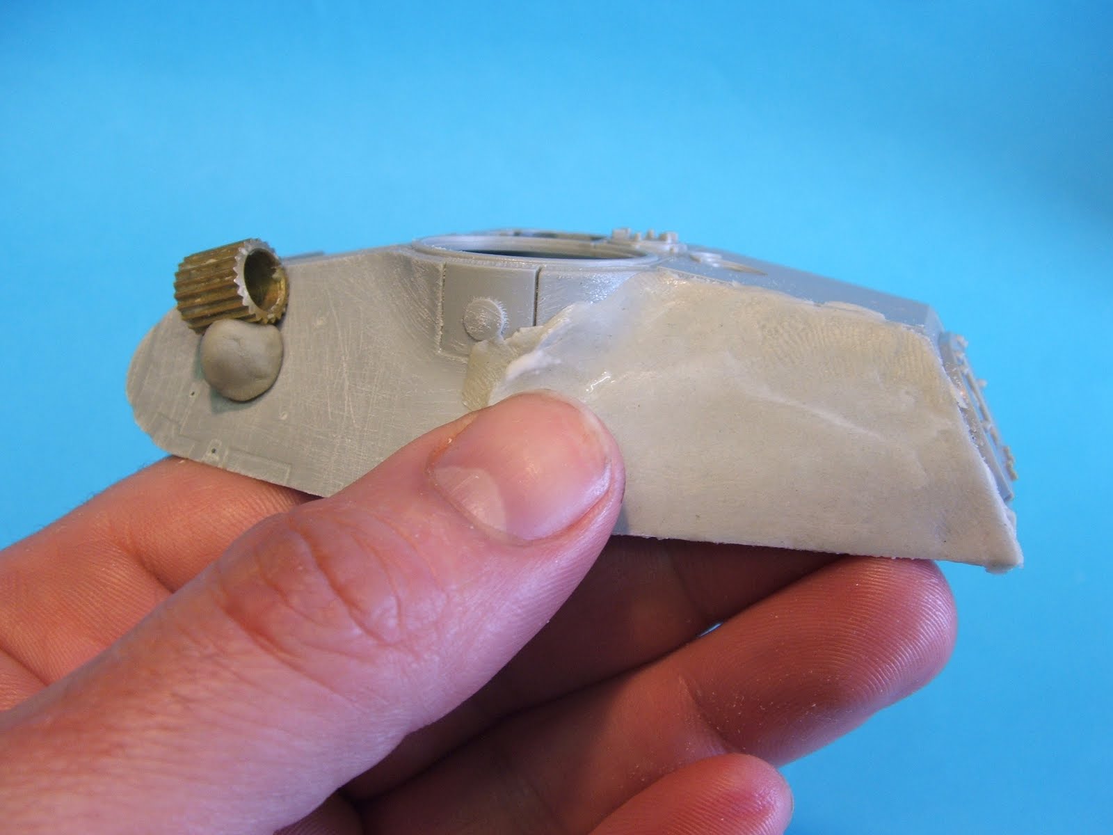 Zimmerit... It!: First pattern on!