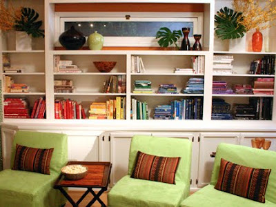 Designing Bliss: Color Coordinated Bookshelves for Crazies
