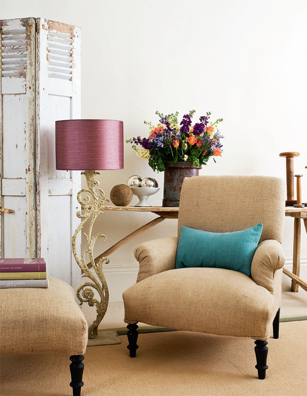 Designing Bliss: Salvaged Treasures: Decorating with Flea Market Finds