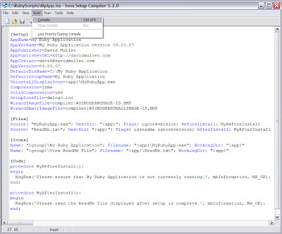 Ruby on Windows: Installing Your Ruby App with Inno Setup Installer