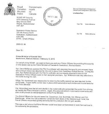 Owls and Roosters: RCMP VIP Security inflates Harper protest numbers ...