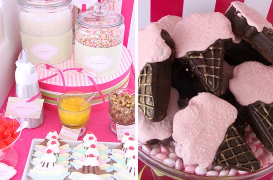Canadian Hostess Blog: Absolutely gorgeous ice cream buffet tables