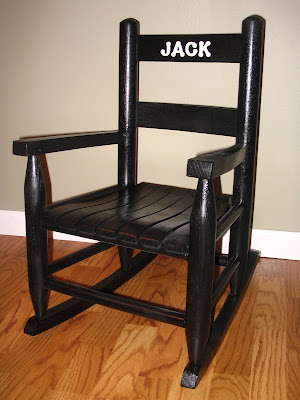 Custom Personalized Toddler Rocking Chairs!