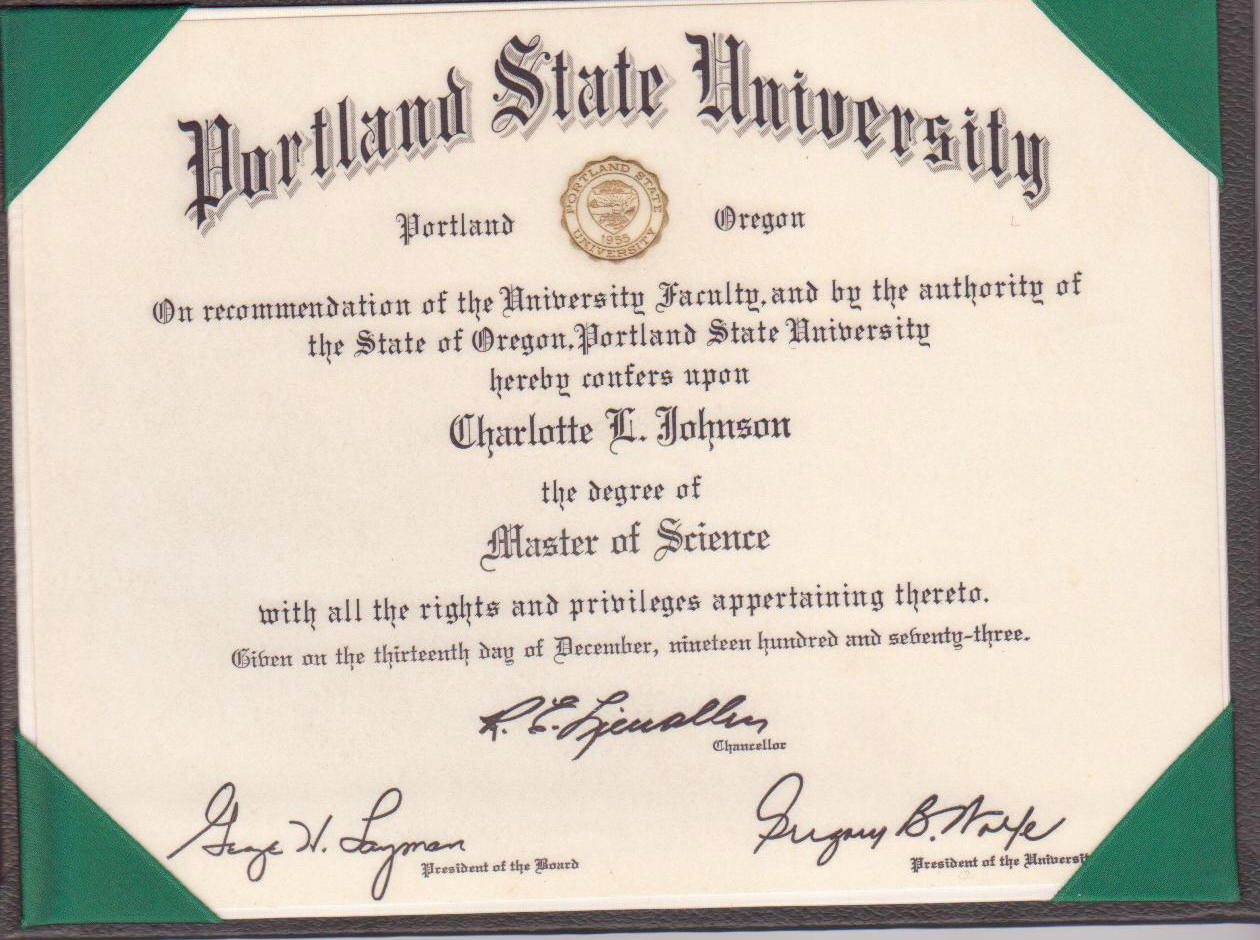 Dead People in the Basement: Portland State University