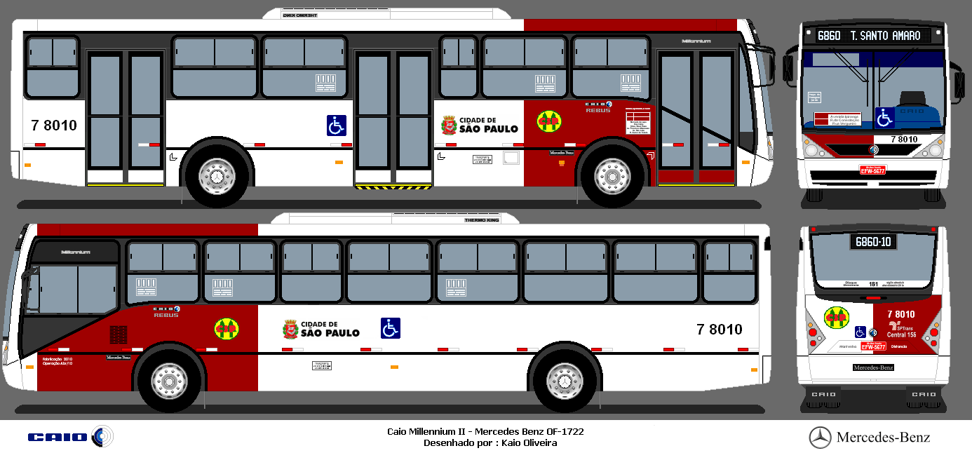 Grupo Sant´Ana de transporte de passageiros: Novos Caio Millennium da CSP