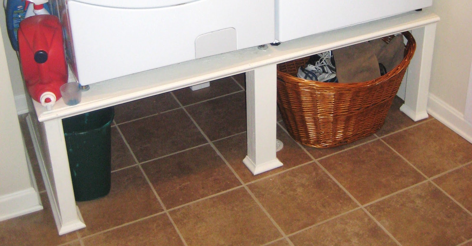 Savvy Chic Home: Washer and Dryer Stand Reveal