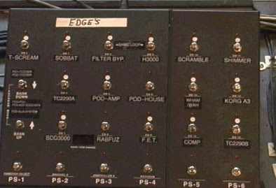 Pedalboard e Set-Up: Set-Up de The Edge
