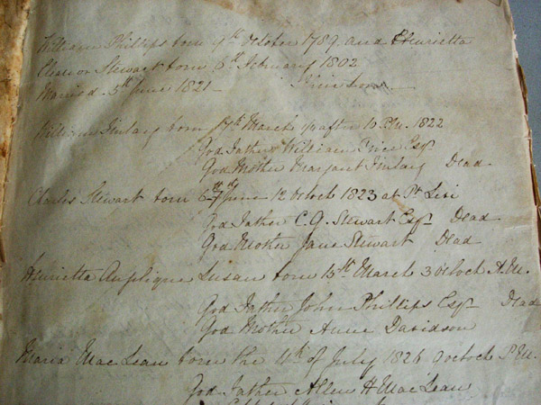 Phillips Family Ancestry: 1789 William and Henrietta