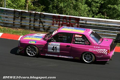 BMW E30 CARS: Pink BMW E30 M3