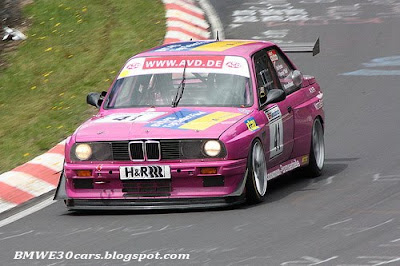 BMW E30 CARS: Pink BMW E30 M3