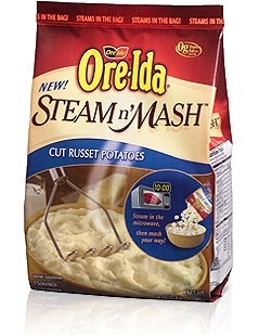 Cooking without a Net: Ad of the Week: Ore-Ida Steam n'Mash Potatoes