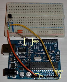 Embedded Systems: Arduino Diecimila Temperature Monitoring