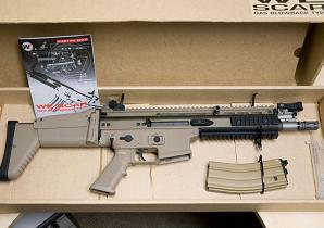 airsoftgun review: WE SCAR review