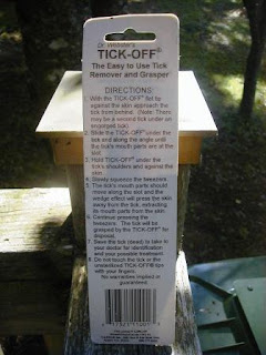 Steve Dobson's Fisherman's Blog: How to Remove a Wood Tick