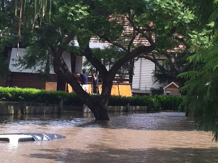 Brisbane Floods from the Toowong Villa: January 2011