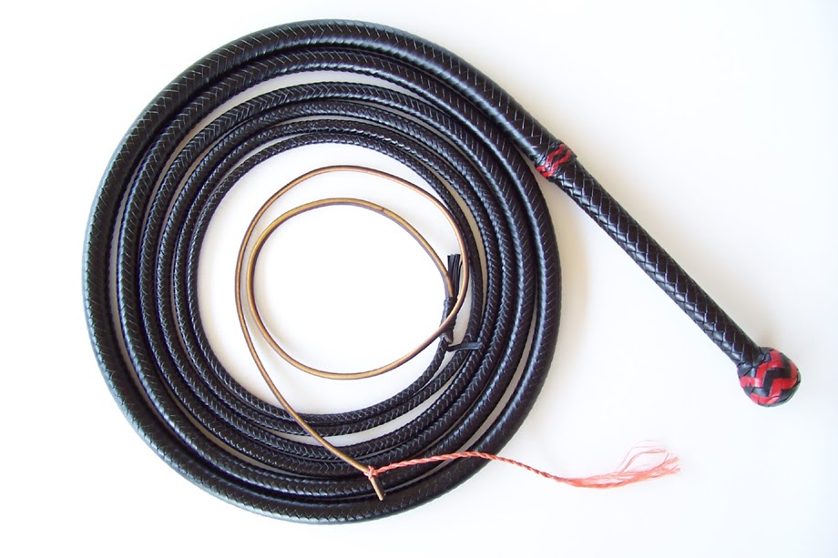 Northern Whip Co: 16 Foot Black LoneStar Bullwhip