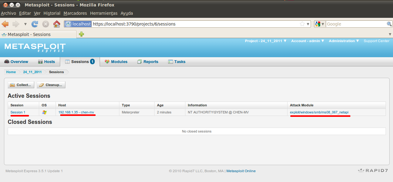 Presentando Metasploit Express ~ Security By Default